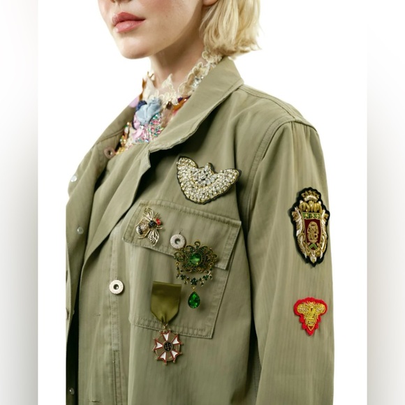 Aratta | Jackets & Coats | Aratta Aria Jacket In Army Style With ...
